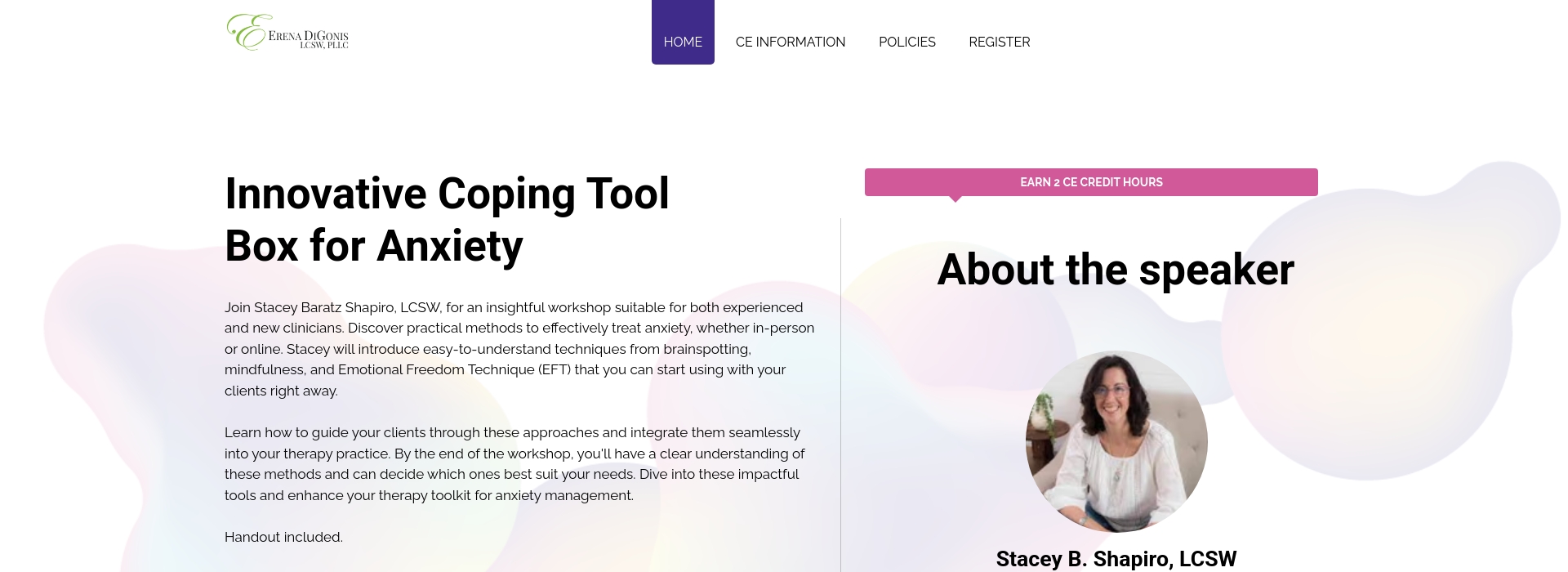 Innovative Coping Tool Box for Anxiety