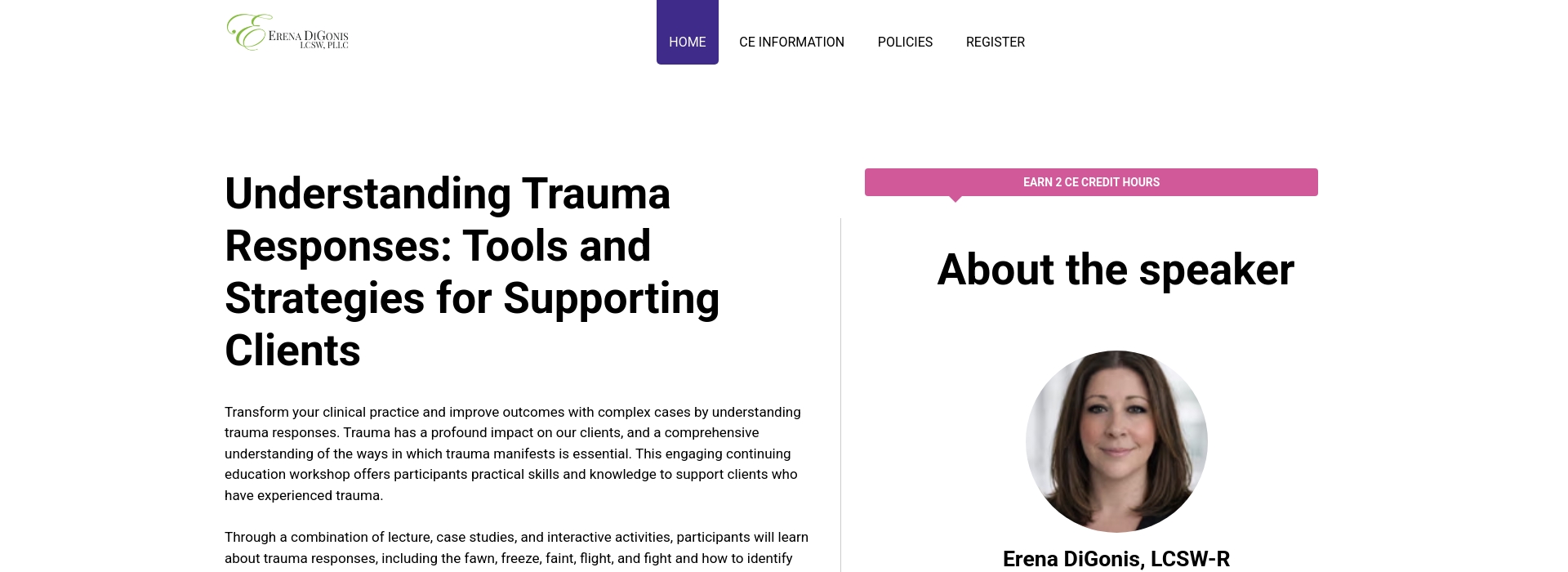 Understanding Trauma Responses: Tools and Strategies for Supporting Clients